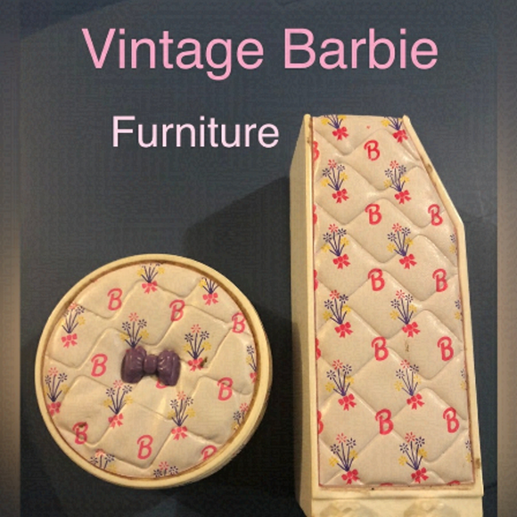 Barbie | Toys | Barbie Vintage Barbie Plastic Shelf And Foot Stool | Poshmark